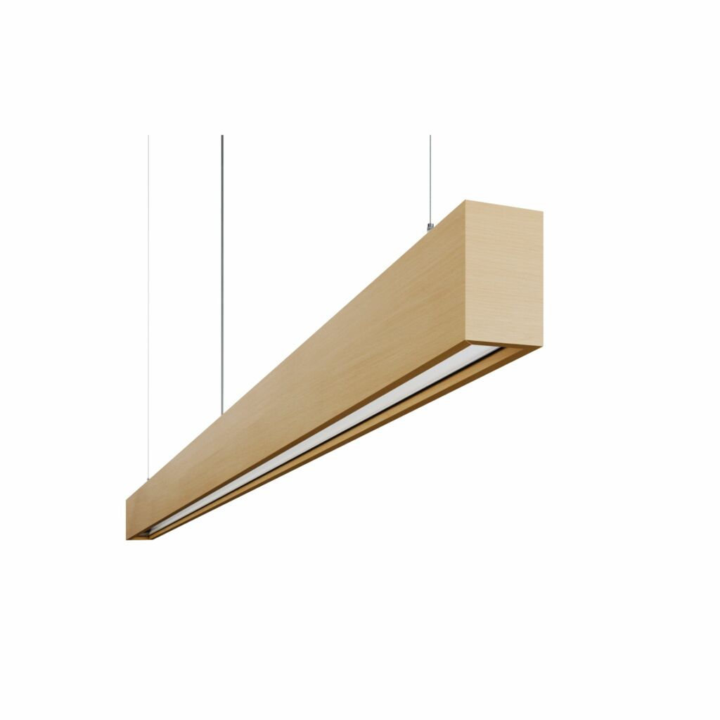 BENEITO FAURE Linéaire Forest bois suspendu LED 1155 mm 31W | PRECISION LED