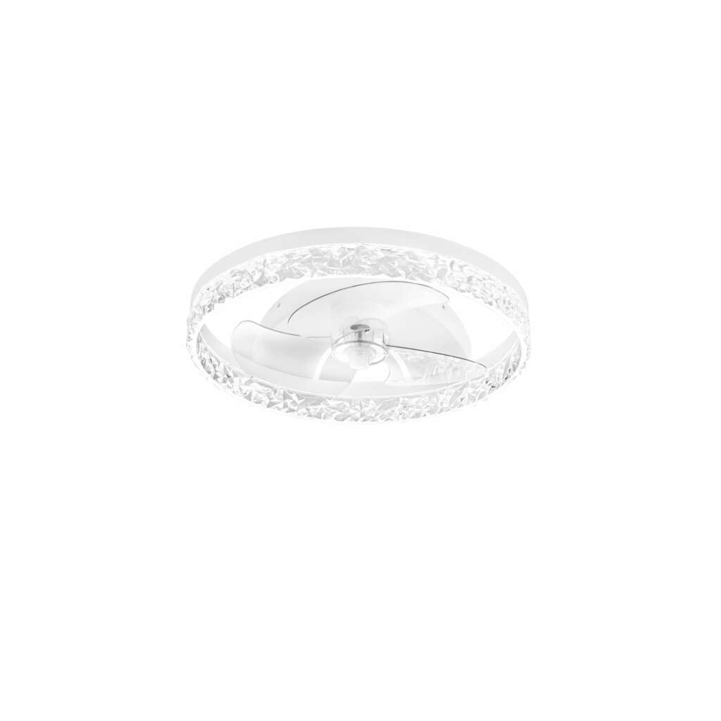INTEC Plafonnier LED NASHI 30 W avec ventilateur été/hiver 6 vitesses ...